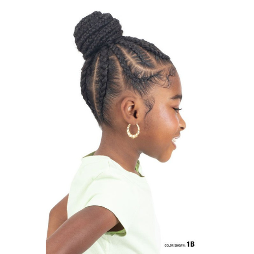 3x Kids Pre-stretched Braids 28" FreeTress Synthetic Braiding Hair By ...